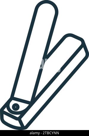 Nail cutter icon simple vector. Polish element. Salon cosmetic Stock ...