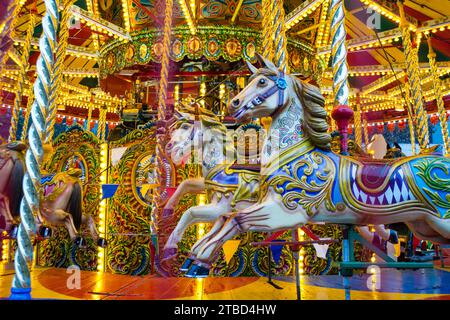 Merry-go-round, Sheffield, Yorkshire, UK Stock Photo - Alamy