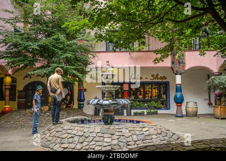 Green Citadel, Breiter Weg, Magdeburg, Saxony-Anhalt, Germany Stock ...