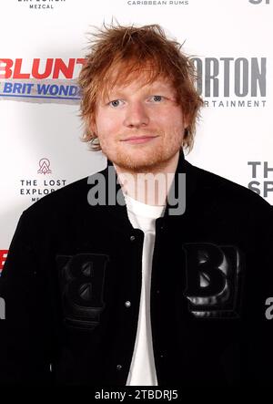 Ed Sheeran arrives for the screening of James Blunt's One Brit Wonder ...