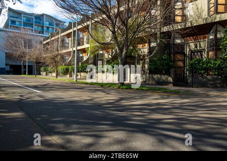 Automotive backplate or background urban residential street showing ...
