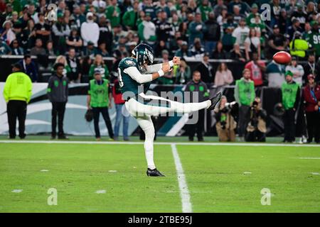 Philadelphia Eagles punter Braden Mann looks on following an NFL ...