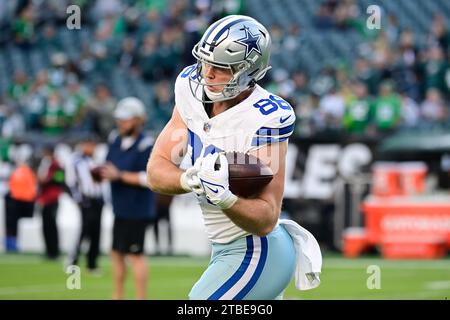 Dallas Cowboys tight end Luke Schoonmaker (86) in action prior to the ...