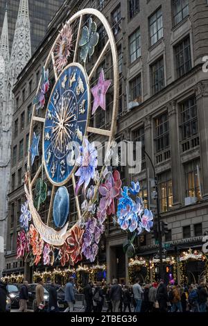 Christian Dior's carousel of dreams is the theme for the Saks Fifth ...