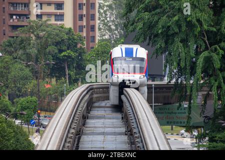 Monorail line in Kuala Lumpur, Malaysia Stock Photo - Alamy