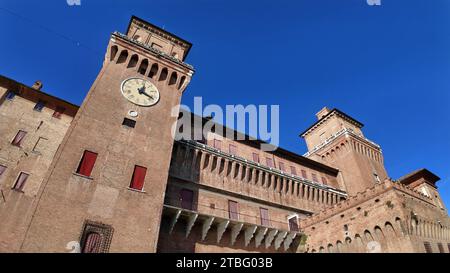 Ferrara Castle, known as Castello Estense, a medieval fortress in ...