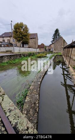 Village view, Nolay, Burgundy, France Stock Photo - Alamy