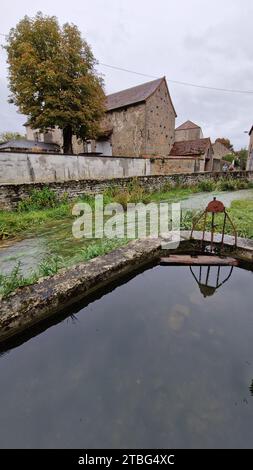 Village view, Nolay, Burgundy, France Stock Photo - Alamy
