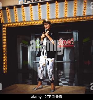 Hazell Dean, britische Pop Sängerin, TV-Auftritt, Deutschland, 1984 ...