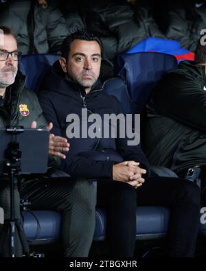 Xavi Hernandez during the match between FC Barcelona and RCD Espamnyol ...