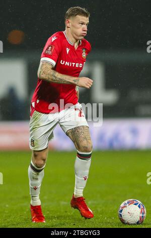 Wrexham's James McClean during the Emirates FA Cup third round match at ...