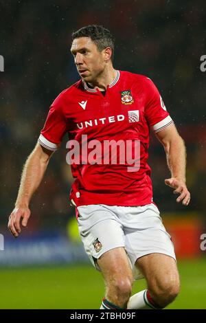 Ben Tozer of Wrexham, during the Emirates FA Cup Fourth Round match ...