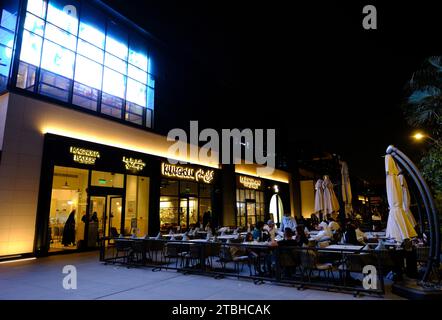 Daily night life in Riyadh's The Zone, Saudi Arabia on October 12 2022 ...