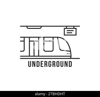maglev railway line icon vector. maglev railway sign. isolated contour ...