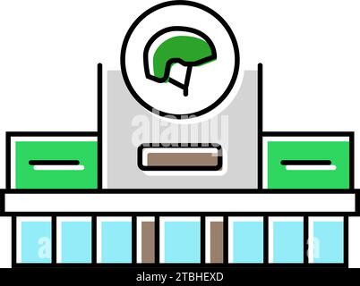 commissary shop color icon vector illustration Stock Vector Image & Art ...