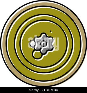 landmine weapon war color icon vector illustration Stock Vector Image ...