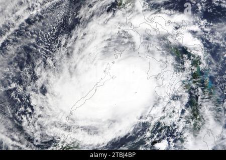 Color satellite image of the Philippines Stock Photo - Alamy