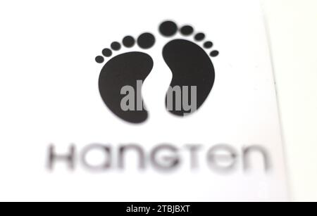 Signs and symbols, Hang Ten logo Stock Photo - Alamy