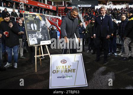 EINDHOVEN - Ruud Gullit unveils his Walk of Fame tile prior to the ...