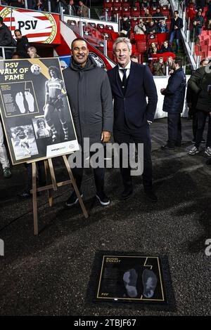 EINDHOVEN - Ruud Gullit unveils his Walk of Fame tile prior to the ...
