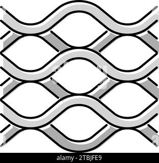 steel mesh civil engineer color icon vector illustration Stock Vector ...