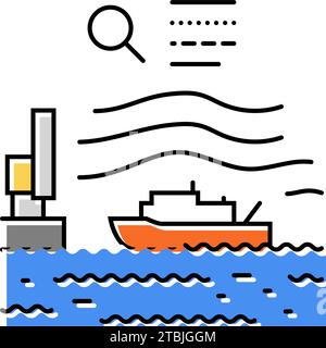 marine hydrodynamics icon color illustration Stock Vector Image & Art ...