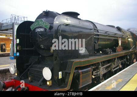 SR West Country Class 4-6-2 Pacific 'Taw Valley' steam locomotive (No ...