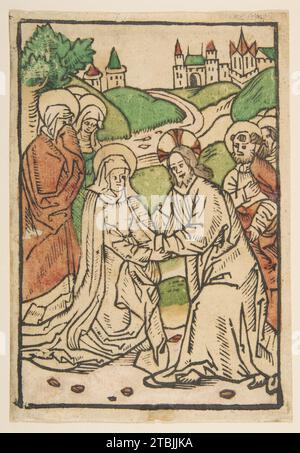 Christ taking Leave of his Mother by German painter Albrecht Altdorfer ...