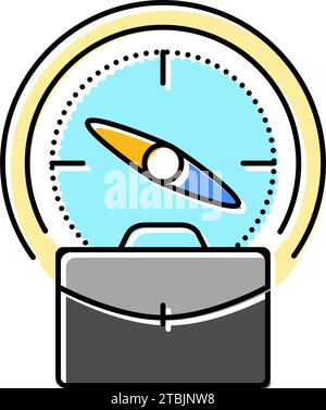 cultural fit interview job line icon vector illustration Stock Vector ...