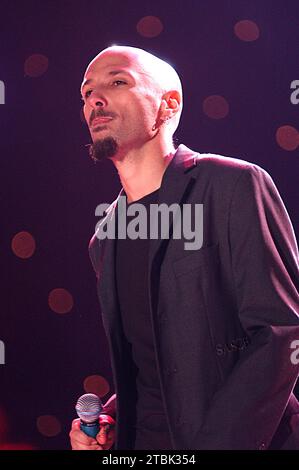Milan Italy 2001-12-11: Biagio Antonacci, Italian singer, during the ...