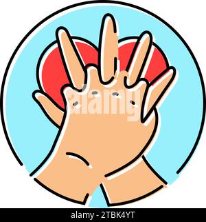 cpr procedure ambulance color icon vector. cpr procedure ambulance sign ...