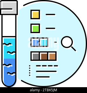 borehole logging hydrogeologist color icon vector illustration Stock ...