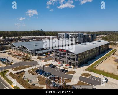 Drone photos of commercial buildings in Raleigh NC Stock Photo - Alamy