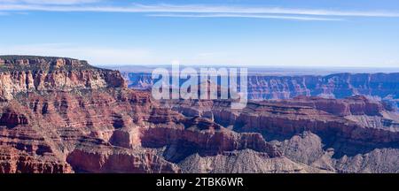Panoramic photograph from Cape Royal, North Rim. Grand Canyon National ...