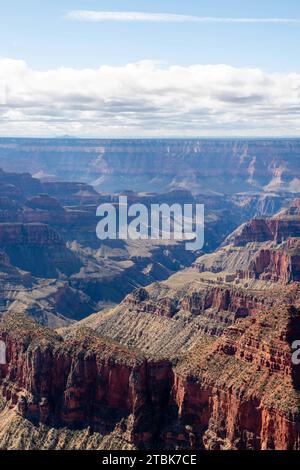 Photograph of the spectacular Grand Canyon, taken from the Coconino ...