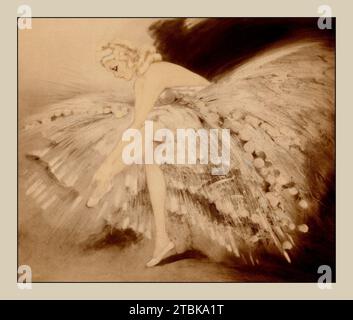 "Fair Dancer, 1939. A ballerina places on her slipper Stock Photo - Alamy
