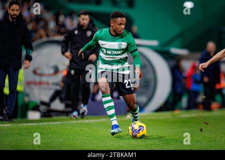 Geny Catamo midfielder of Sporting CP during the Liga Portugal Betclic ...