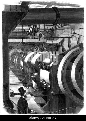 The engine room of the iron-clad warship H.M.S. Warrior Stock Photo - Alamy