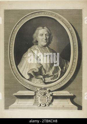 Portrait of André Hercules de Fleury, André Hercules De Fleury (title ...