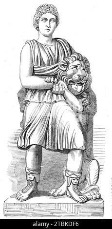 The Cyrene Marbles in the British Museum: a priest, 1861. Statue from ...