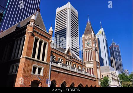Town Hall clock tower, Perth, Western Australia Stock Photo - Alamy