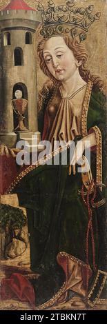 Triptych inside the 15th century St. John’s Church in Masku, Finland ...