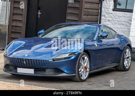 Front view of Ferrari Roma Italian sports car Stock Photo - Alamy