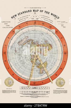 Gleason's new standard map of the world on the projection of J. S ...