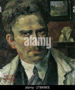 Head of the Painter (Self-portrait) 1925 by Ernst Ludwig Kirchner Stock ...