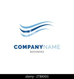 Water Flow Icon Logo Design Template Stock Vector Image & Art - Alamy