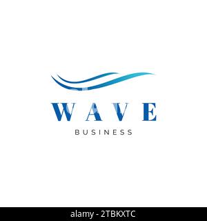 Wave icon logo design inspiration vector template Stock Vector Image ...