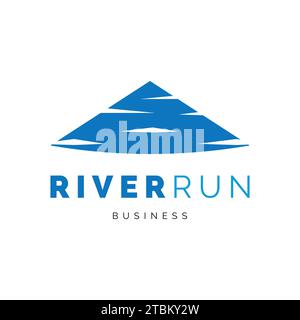 River run icon logo design inspiration Stock Vector Image & Art - Alamy