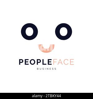 People Face Icon Logo Design Template Stock Vector Image & Art - Alamy