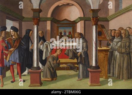 A Franciscan Monk Preaching, c1515-1525. Within a spacious and ...